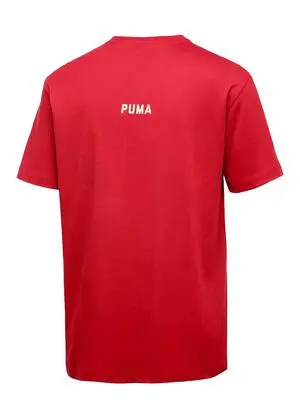 PUMA X O.moscow Text-print T-shirt - Red