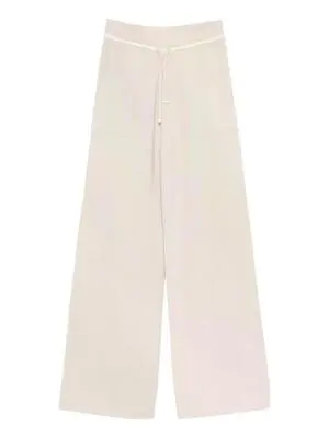 Eleventy Ribbed Knit Trousers - Neutrals