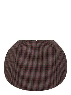 Marc Jacobs Check Wool Circular Skirt - Grey Multi