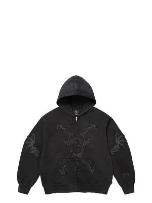 Supreme X Yohji Yamamoto Zip-up Hoodie - Black