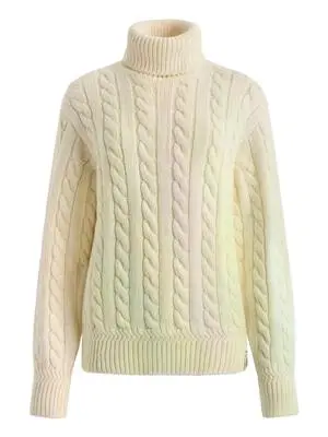 Bally Cable-knit Turtleneck Sweater - Neutrals