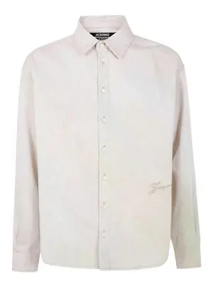 Jacquemus The Simon De-nîmes Denim Shirt - Neutrals