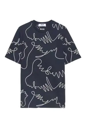 MSGM Logo-print T-shirt
