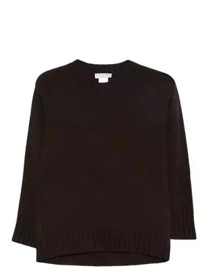 INTRECCI Crew-neck Sweater - Brown