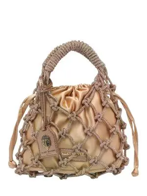 Kurt Geiger Crystal-Embellished Handbag Neutrals