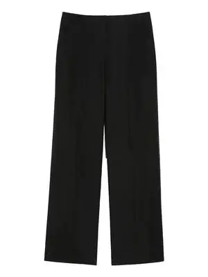 PENNYBLACK Cotton Blend Palazzo Trousers - Black