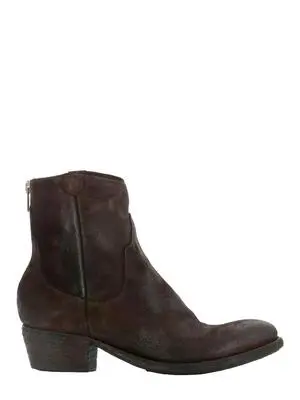 PANTANETTI Suede Ankle Boots - Brown