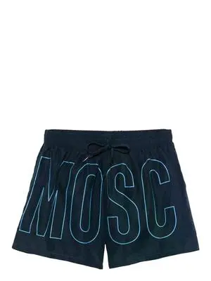 Moschino Logo-print Swim Shorts - Blue
