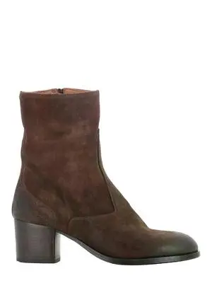 PANTANETTI Suede Ankle Boots - Brown