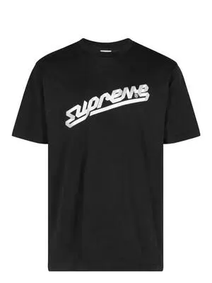 Supreme Logo-print Cotton T-shirt - Black