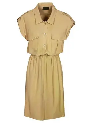 F.IT Button-up Dress - Neutrals