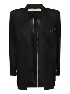 Victoria Beckham Peak-lapel Blazer - Black