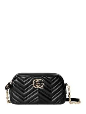 Gucci Gg Marmont Small Camera Bag - Black