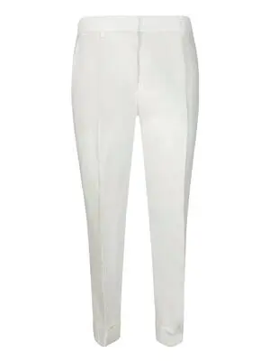 Incotex Cuffed Ankle Trousers - White