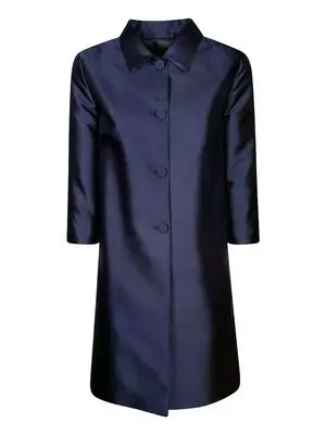 F.IT Buttoned Coat - Blue