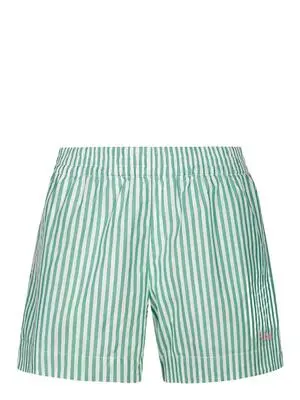 MC2 SAINT BARTH Striped Shorts - Green