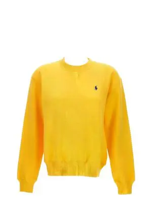 Polo Ralph Lauren Logo Crew-neck Sweatshirt - Yellow