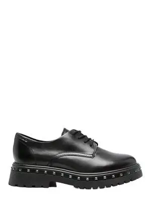 TAMARIS 50mm Studded Derby Shoes - Black