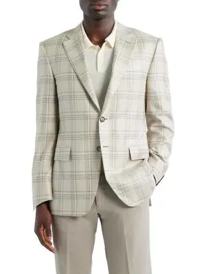 Canali Siena Regular Fit Silk And Cashmere Sport Coat - Beige