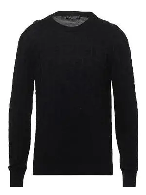 Dolce & Gabbana Knitted Silk Sweater - Black