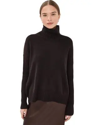 LISA YANG Heidi Cashmere Sweater - Dark Oak