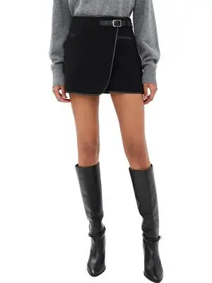 Simkhai Sheridan Mini Skirt - Black