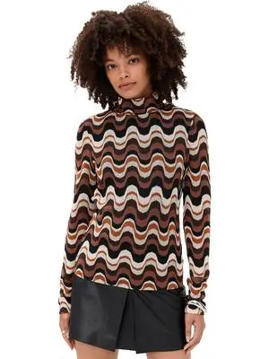 Ramy Brook Swirl Prudence Sweater - Black Multi
