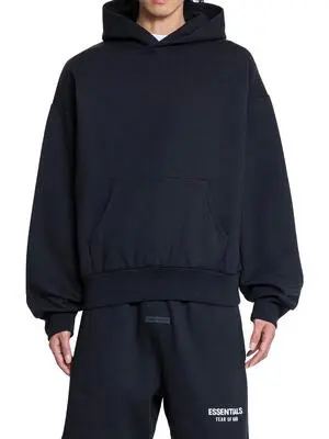 Fear Of God Classic Fit Fleece Hoodie - Black