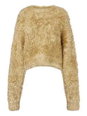 Noir Kei Ninomiya Tinsel Sweater - Gold