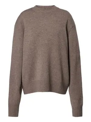 THE FRANKIE SHOP Rafaela Wool And Cashmere Sweater - Brown