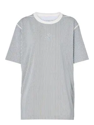 Loewe Embroidered Striped T-shirt - Multicoloured