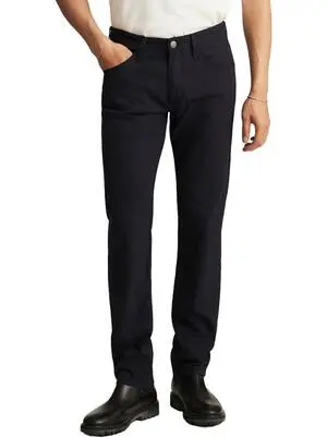 MAVI Marcus Slim Straight Leg Tweed Pants - Navy Feather Tweed