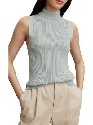 Varley Anastasia Sleeveless Turtleneck - Winter Sky