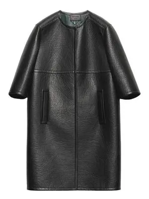 PRADA Bonded Leather Coat