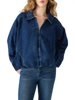 Steve Madden Mackey Denim Jacket - Midnight Blue