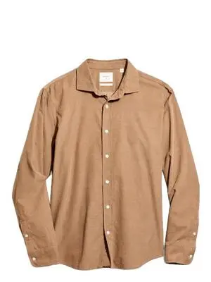Billy Reid Cedar Corduroy Button-up Shirt - Light Brown