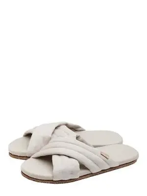 FEELGOODZ Quilted Cross-strap Slippers - Capetown