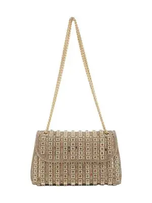 LAUREN LORRAINE Celine Clutch - Gold