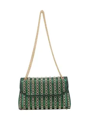 LAUREN LORRAINE Celine Clutch - Green