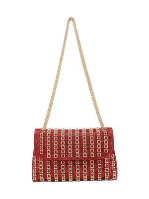LAUREN LORRAINE Celine Clutch - Red