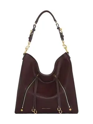 Rebecca Minkoff Rivington Leather Hobo Bag - Sable