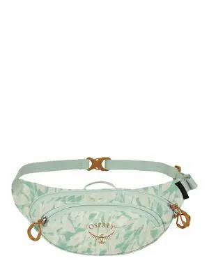 OSPREY Mini Daylite Water Repellent Belt Bag - Shaleafy Print Frosty Mint