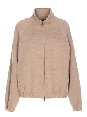Max Mara Wool And Cotton Jacket - Beige