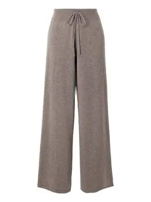 LISA YANG Sofi Cashmere Wide-leg Pants - Neutrals