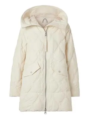 Canada Goose Alessia Hooded Quilted Ripstop Down Coat - Off-white