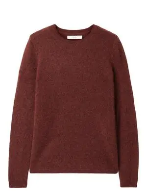 Co Cashmere And Silk-blend Crewneck Sweater - Red