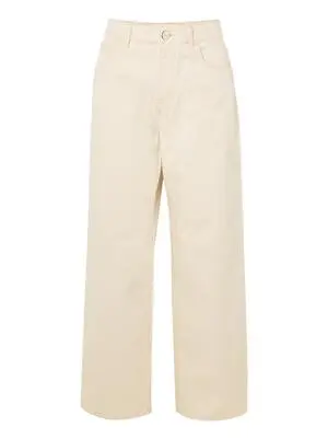 RÓHE High-rise Wide-leg Jeans - Ecru