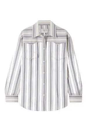TWP Dutton Striped Twill Shirt