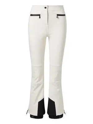 Moncler Paneled Bootcut Ski Pants - White