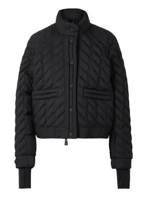 Moncler Anaga Quilted Down Ski Jacket - Black